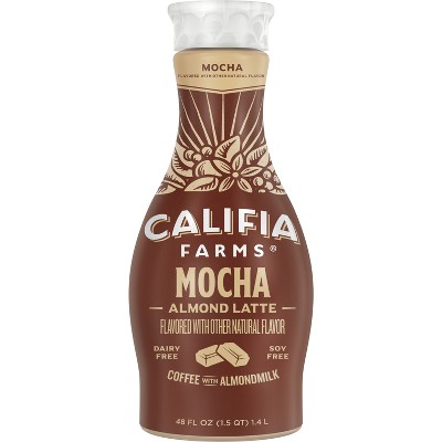 Califia Farms Mocha Cold Brew Coffee With Almond Milk - 48 Fl Oz : Target