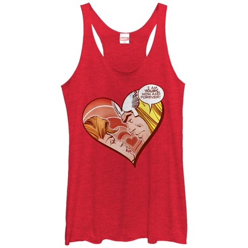 Women's Marvel Thor Now And Forever Racerback Tank Top : Target