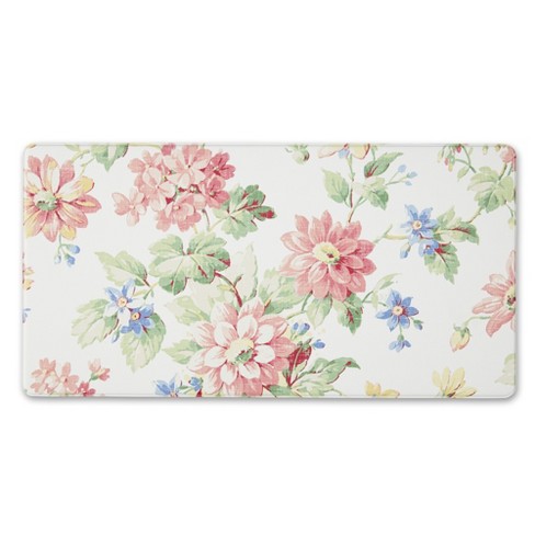 Martha Stewart Bloomfield Cape Cod Flower Anti-fatigue Kitchen Mat : Target