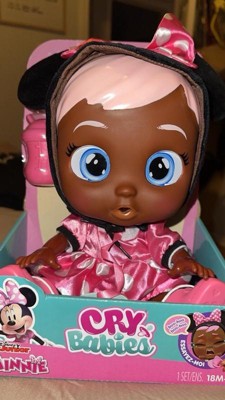 Cry Babies Disney Nurturing Baby Doll Inspired By Minnie Mouse, Dressed ...