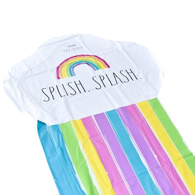 Coconut Outdoor Rae Dunn Splish. Splash. 16-foot Rainbow Slide & Ride ...