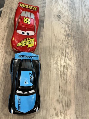 Disney Pixar Cars Track Talkers Glow Racers Lightning Mcqueen & Jackson ...