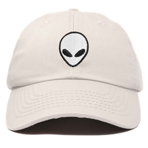 Dalix Alien Embroidered Ufo Dad Hat Cotton Baseball Cap Adjustable Mens ...