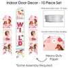 Big Dot Of Happiness Run Wild Horses - Hanging Vertical Paper Door ...