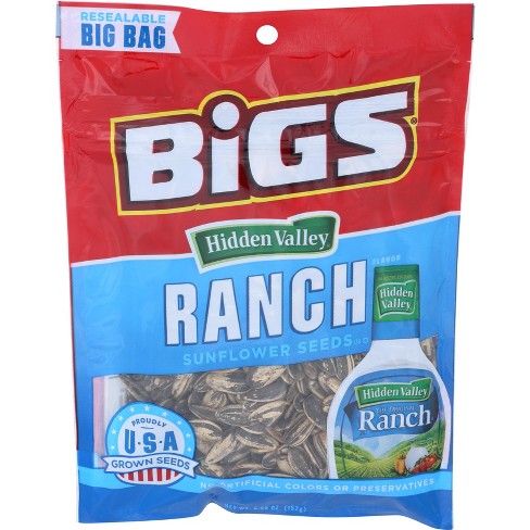 Bigs Hidden Valley Ranch Sunflower Seeds - Case Of 8 - 5.35 Oz : Target