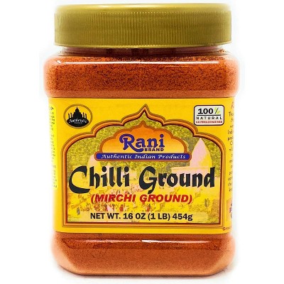 Chilli Powder (mirchi) - 16oz (1lb) 454g - Rani Brand Authentic Indian ...