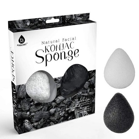 Pursonic Natural Facial Konjac Sponge Duo Set : Target