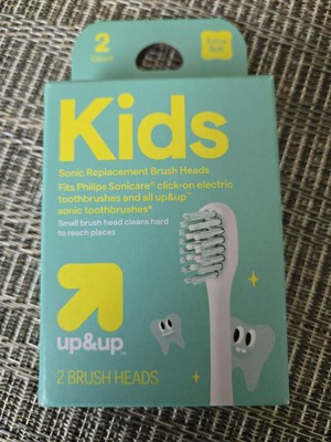 Kids' Battery Toothbrush Replacement Heads - 2pk - Up&up™ : Target