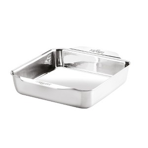 All-Clad 8"x 8" Stainless Steel Square Baking Pan, Tri-ply, Silver : Target