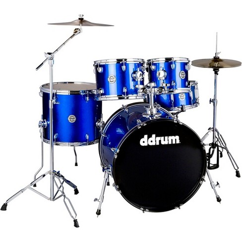 Ddrum D2 5-piece Complete Drum Kit Cobalt Blue : Target