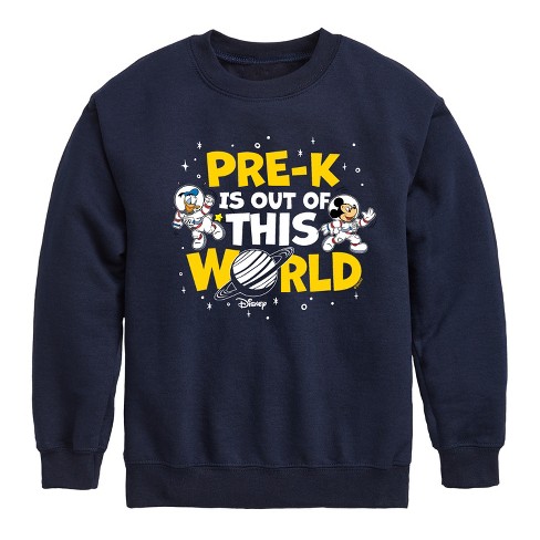 Boys' Disney Pre-k Out Of This World Graphic Long Sleeve Fleece ...