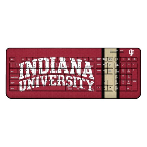 Keyscaper Indiana Hoosiers Stripe Wireless Usb Keyboard : Target