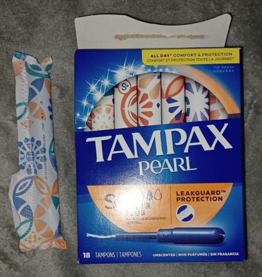 Tampax Pearl Super Plus Absorbency Tampons - Unscented : Target