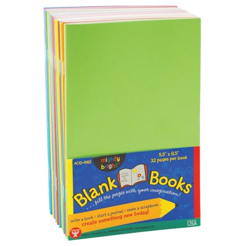 20ct 5.5" X 8.5" Blank Paperback Books Multicolor - Hygloss : Target