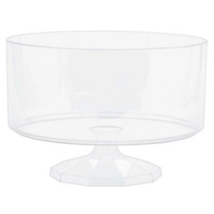 7 1/2" x 5" Medium Clear Disposable Plastic Trifle Container : Target