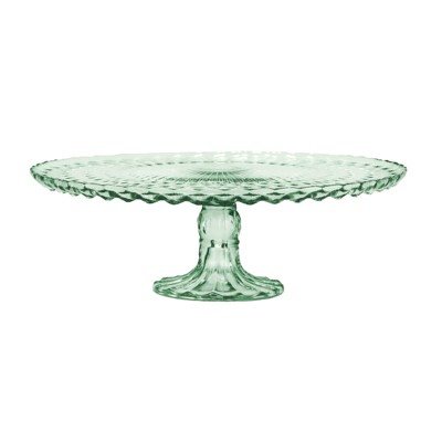 Round Glass & Wood Dessert Stand - Threshold™ : Target