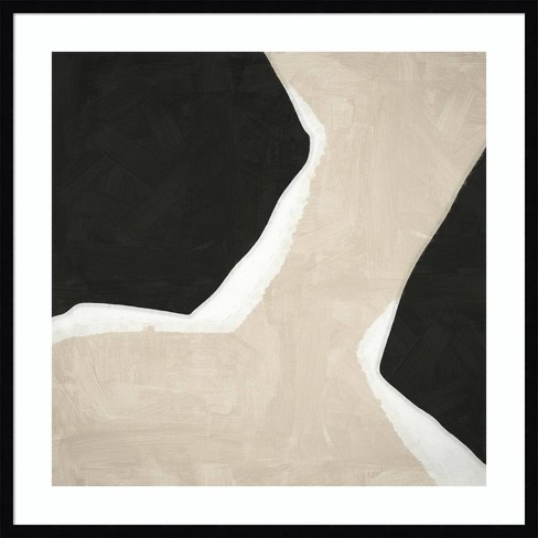 33" X 33" Eon I By Urban Road Framed Wall Art Print Black - Amanti Art ...