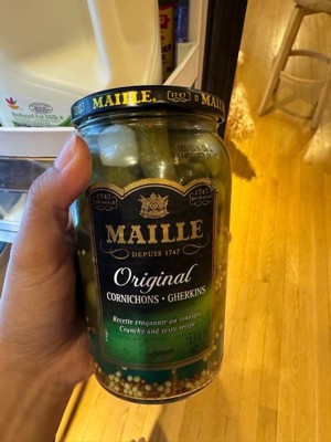 Maille Pickles Cornichons Original Small Gherkins - 13.5oz : Target