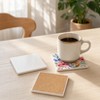 4 Inch Square Sublimation Blank Ceramic Coasters Set of 36, Glossy ...