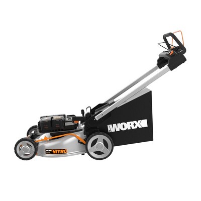 Worx Nitro Wg761 80v 21" Cordless Self-propelled Lawn Mower With ...
