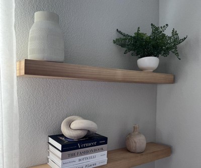 36" Floating Wood Shelf - Threshold™ : Target