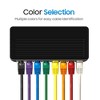 Cmple - 20 Pack Cat5e Ethernet Cable 1.5ft Internet Patch Cord with ...