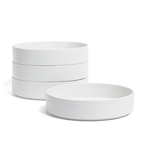 Over&back Set Of 4 40oz Stackable Hand-finished Stoneware Dinner Bowls ...