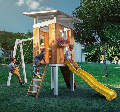 Avenlur Craftsman Swing Set: Montessori-style Outdoor Play With Slide ...