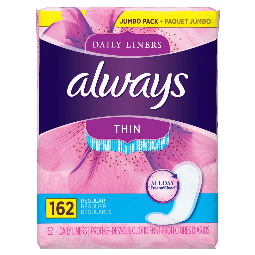 Always Panty Liners UPC & Barcode | upcitemdb.com