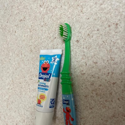 Orajel Kids Elmo Fluoride-free Training Toothpaste & Toothbrush : Target