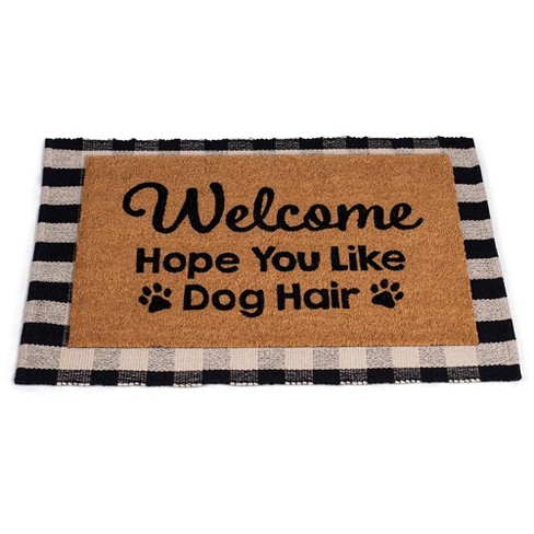Birdrock Home Layered Welcome Mat With Vinyl Backing For Door Entryway ...