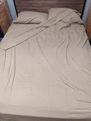 Inverness Angle Flannel Sheet Set (full) Red : Target