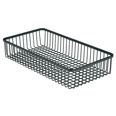 Mdesign Metal Kitchen Cabinet Drawer Organizer Tray : Target