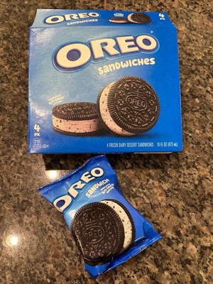 Oreo Frozen Ice Cream Dessert Sandwich - 4ct : Target