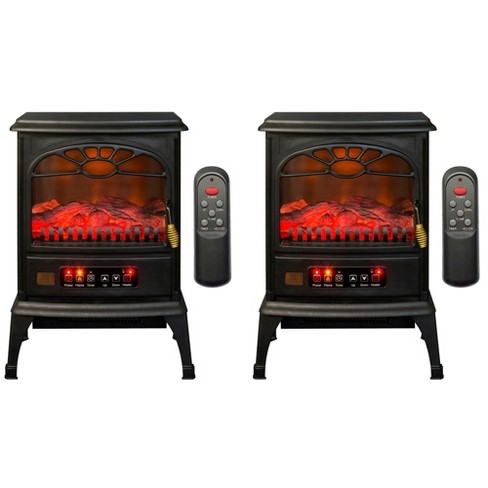 Lifesmart 1500w Large Room 3-sided Mobile Electric Infrared Stove ...