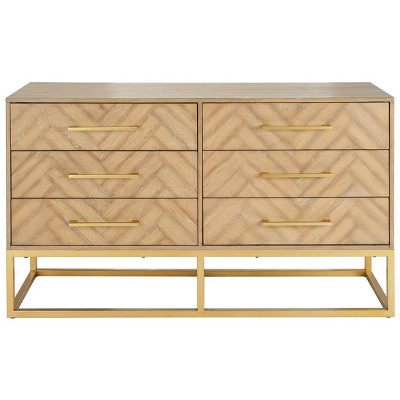 Estelle Dresser - Rustic Oak - Safavieh : Target
