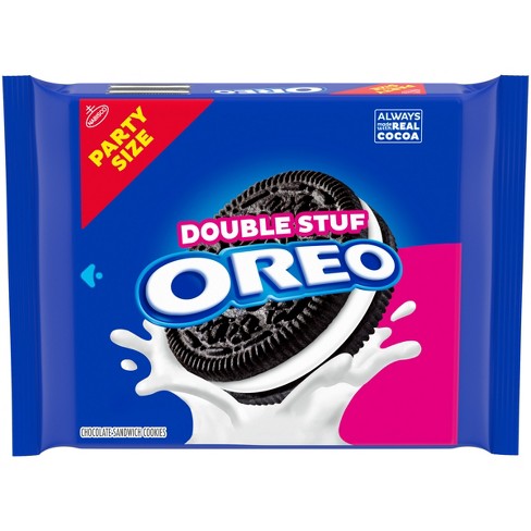 Oreo Double Stuf Cookies Party Size - 24.95oz : Target