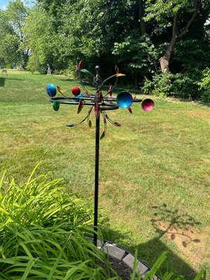 Wind & Weather Multi-colored Multi-directional Metal Wind Spinner : Target
