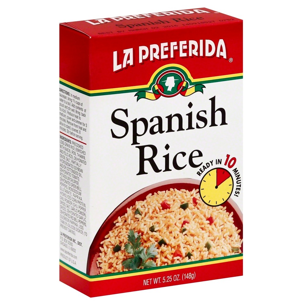 UPC 071524104123 - La Preferida Spanish Rice Prepared Meals 5.25 oz Box ...