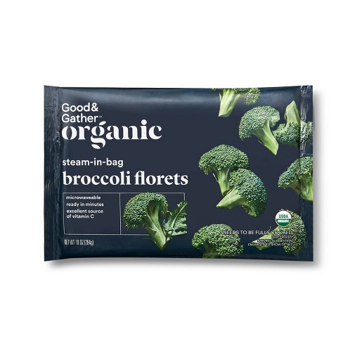 Organic Frozen Broccoli Florets - 10oz - Good & Gather™ : Target