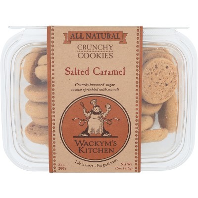 Wackym's Kitchen Cookies Salted Caramel - Pack Of 12 - 8 Oz : Target