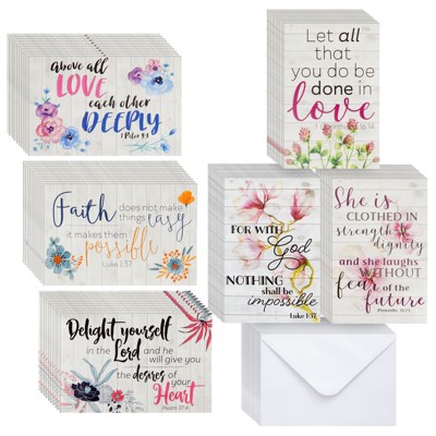 Best Paper Greetings 60 Pack Christian Inspirational Cards With ...
