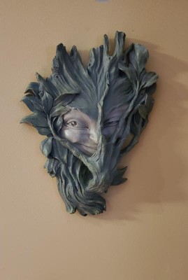Design Toscano Bashful Wood Sprite Wall Sculpture : Target