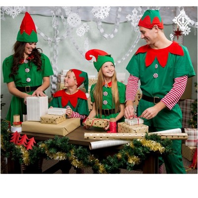 HalloweenCostumes.com Girls Holiday Elf Costume : Target