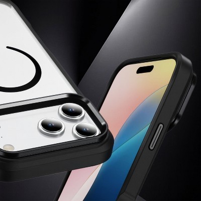 SAHARA - iPhone 17 Pro Clear Back Case - Durable, Kickstand, MagSafe ...