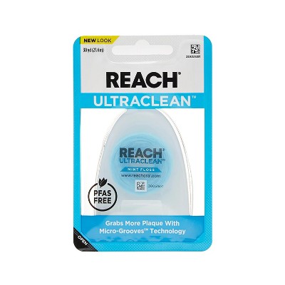 Reach Ultraclean Mint Waxed Dental Floss - 30yd/6pk : Target