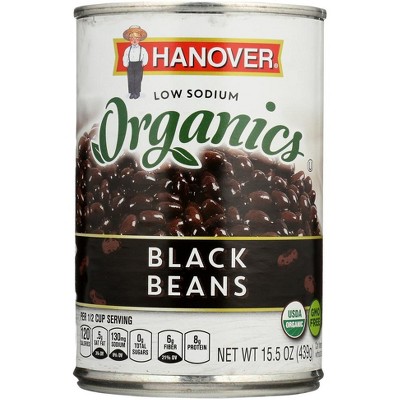 Hanover Organic Garbanzo Beans Low Sodium - Case Of 12 - 15.5 Oz : Target