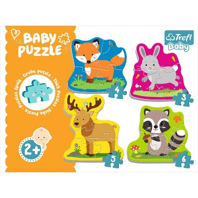 Trefl Forest Animals Kids Jigsaw Puzzle - 8pc : Target