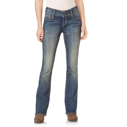 Wallflower Women's Luscious Curvy Bootcut Mid-rise Insta Stretch ...