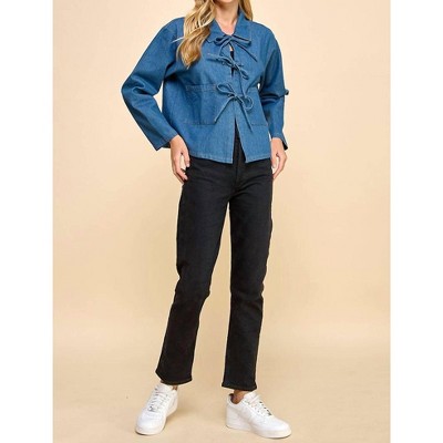 Women's Collared Oversized Jacket - Tcec : Target